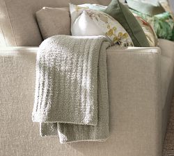 Cozy Ribbed Throw Blanket | Pottery Barn