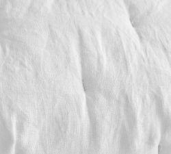 Belgian Flax Linen Tufted Quilt | Pottery Barn