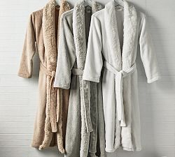 Alpine Faux Fur Robe | Pottery Barn