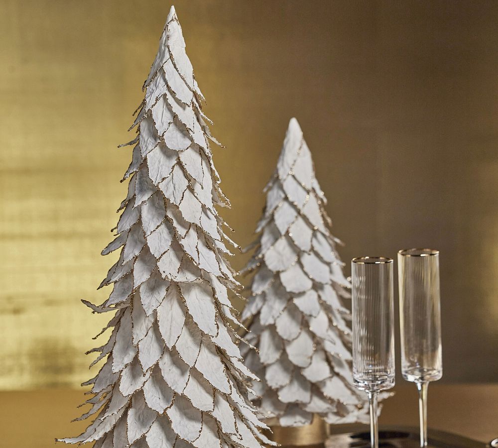 Artisan-Crafted Gilded Decorative Leaf Tree | Pottery Barn