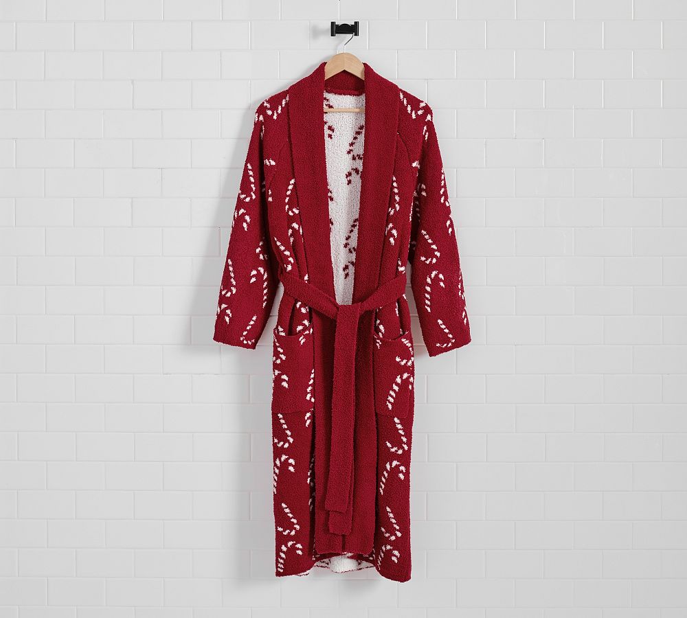 Candy Cane Jacquard Robe | Pottery Barn