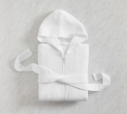 Waffle Weave Resort Zip-up Robe | Pottery Barn