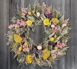 Dried Sunshine Splendor Wreath | Pottery Barn