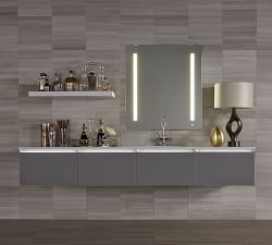 Robern AiO Dual Door Medicine Cabinet | Pottery Barn