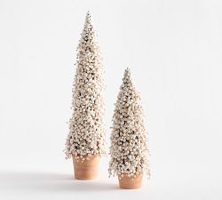 Faux Potted Berry Cluster Cone Trees | Pottery Barn