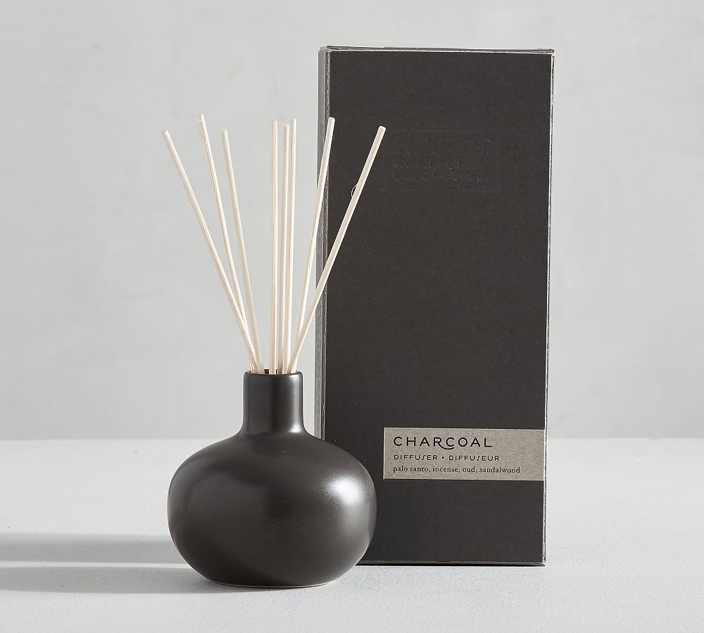 Mason Ceramic Reed Diffuser - Black Amber | Pottery Barn