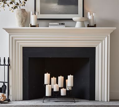 Fireplace candlesticks store