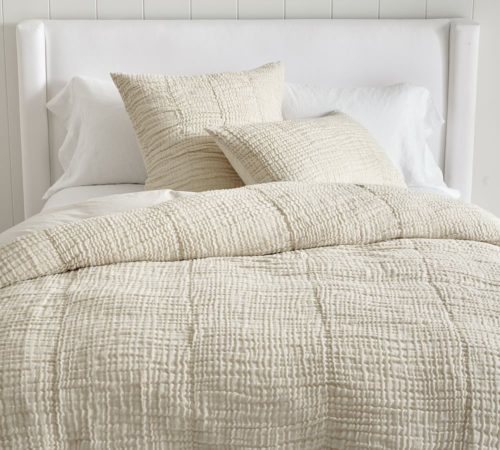 Open Box: Cloud Cotton/Linen Duvet Cover | Pottery Barn