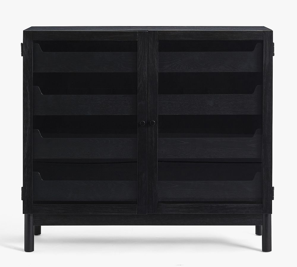 OPEN BOX: Haven 38" Wood Buffet, Black | Pottery Barn