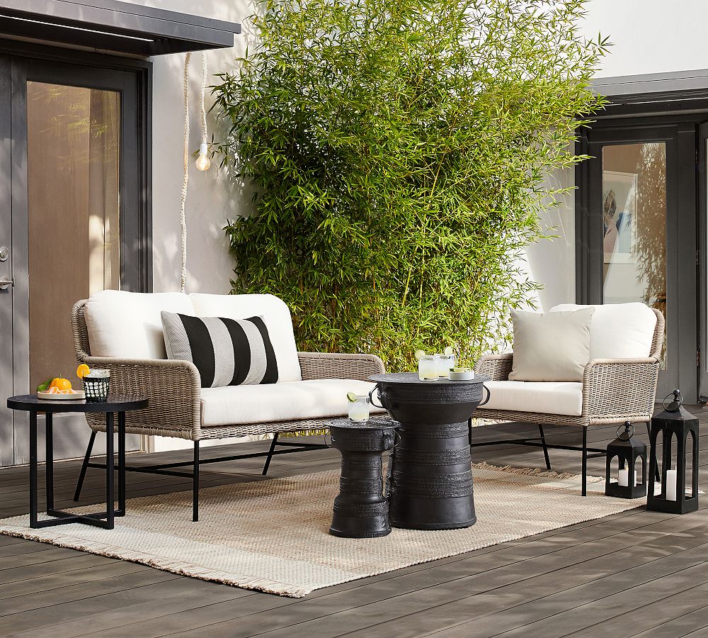 Tulum 3-Piece Outdoor Furniture Set | Pottery Barn