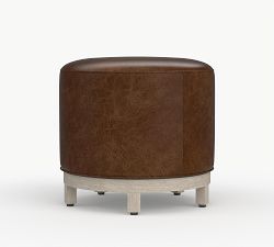 Jake Leather Swivel Stool | Pottery Barn