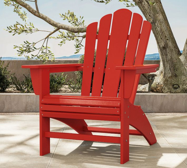 Pottery Barn Classic Adirondack x Polywood Lounge Chair Pottery Barn
