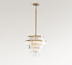 Gemma Crystal Round Chandelier (19"-26") | Pottery Barn