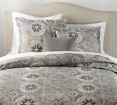 Pottery barn grey duvet store
