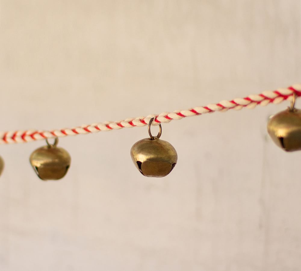 Jingle Bell Garland, 75" | Pottery Barn