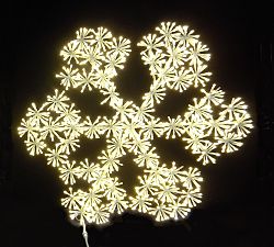 Lit Cluster Snowflake | Pottery Barn