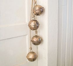 String of Brass Bells, 29" | Pottery Barn