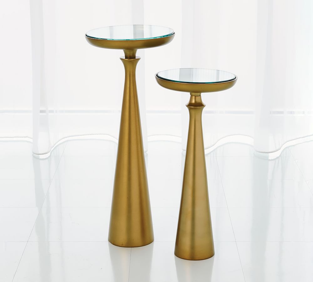 Chevy Round Metal Cocktail Table (9"-10") | Pottery Barn