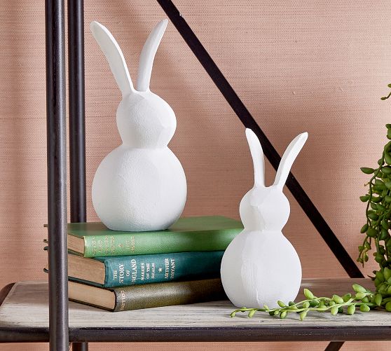 Easter Bunny Decorative Objects - Set of 2 | Pottery Barn