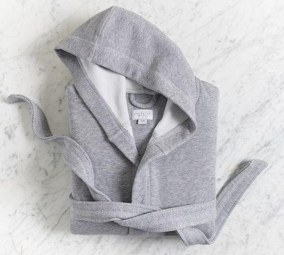Ray Jersey Hooded Robe | Pottery Barn