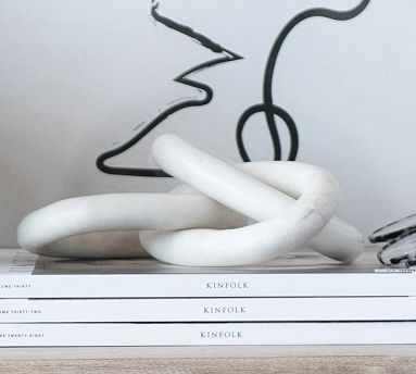 Decorative Marble Chain Link Figurine | Pottery Barn