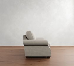 Soma Fremont Roll Arm Fabric Sofa Pottery Barn