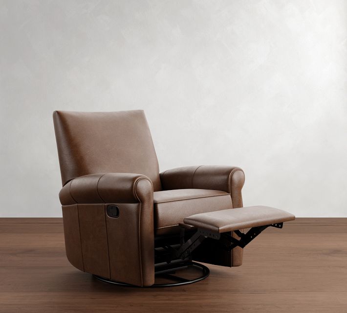 Pair Pottery Barn retail Grayson Suede