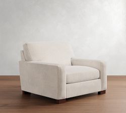 Turner Square Arm Chair | Pottery Barn