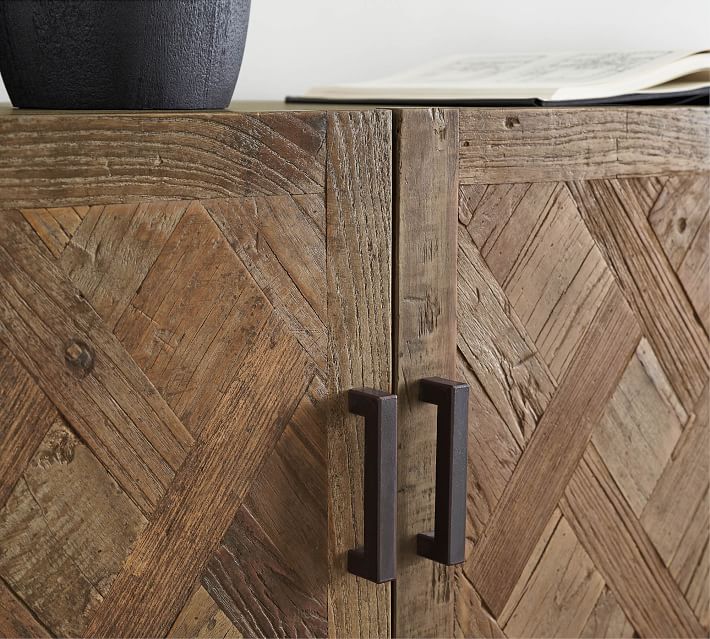 Pottery barn parquet console store