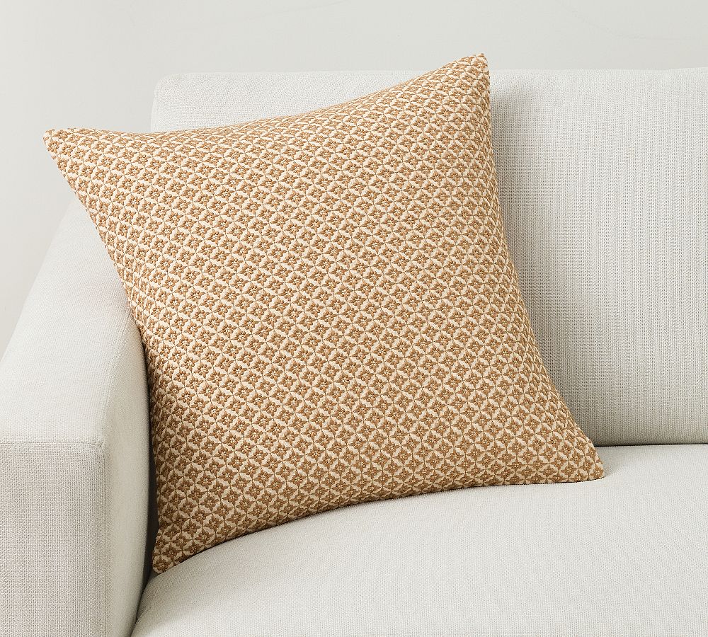 Eli Embroidered Pillow | Pottery Barn