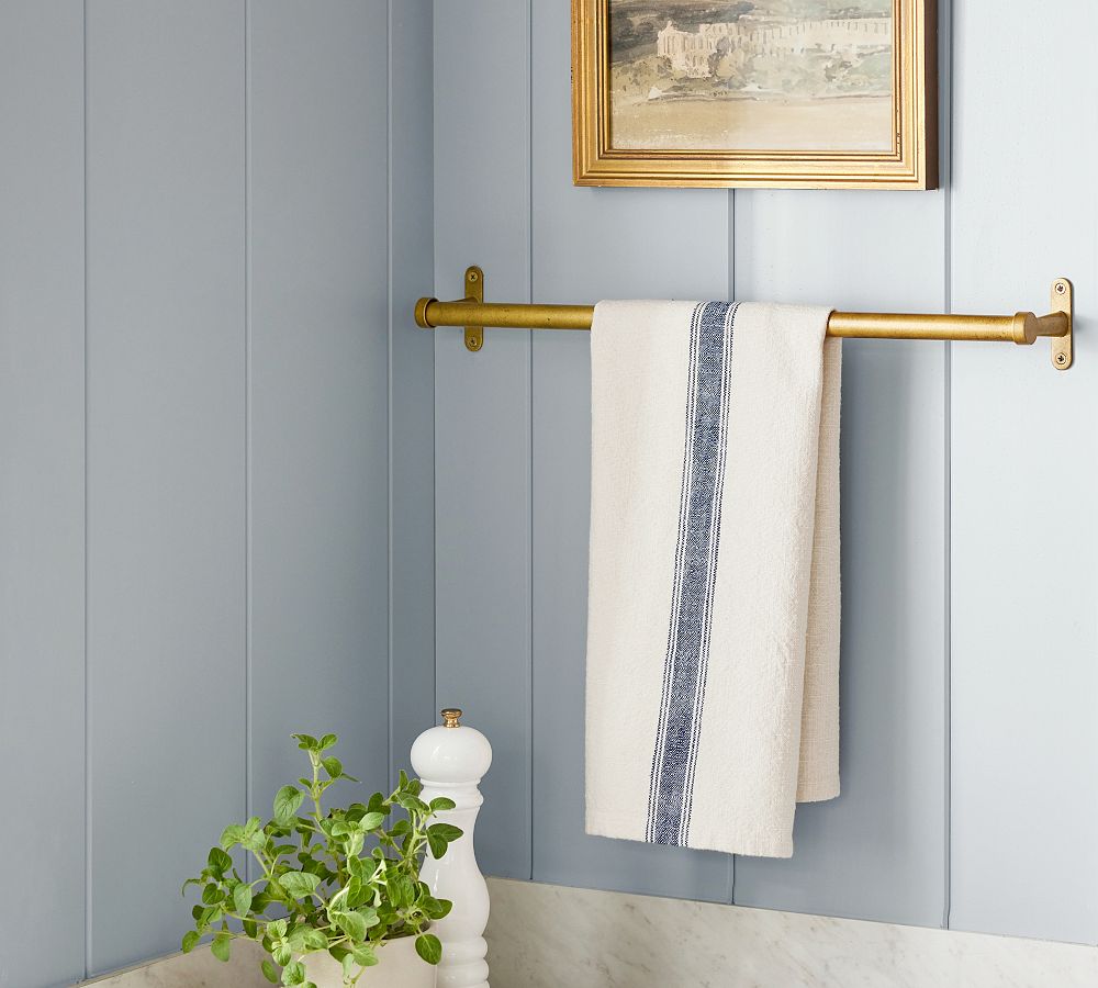 Manchester Brass Towel Rail | Pottery Barn