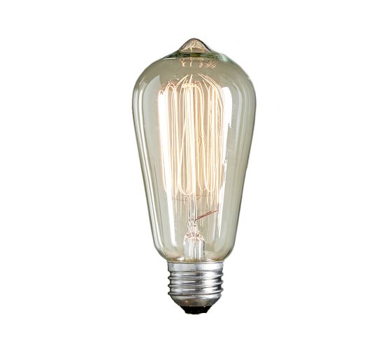 Teardrop Filament 40W Light Bulb | Pottery Barn
