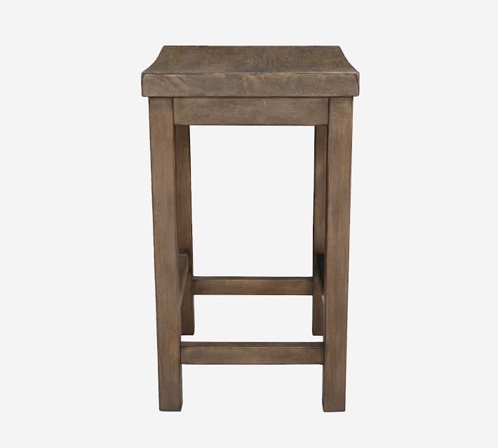 Tyann FSC Reclaimed Wood Counter Stool Brown Pottery Barn