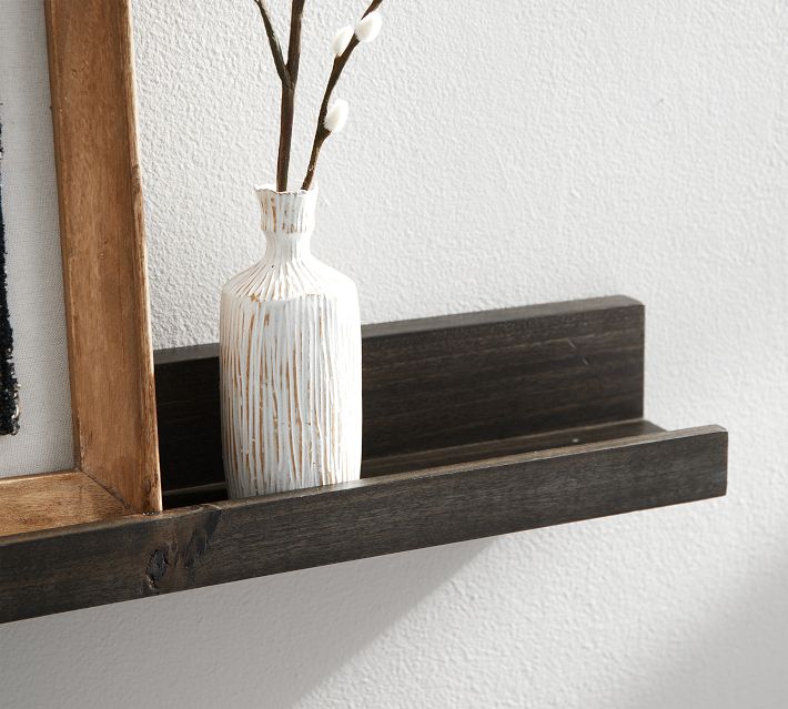 Pottery barn wood shelves store