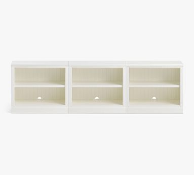 Open shelf media console store