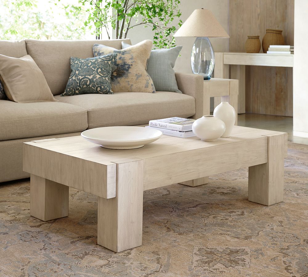 Laguna Rectangular Coffee Table (54") | Pottery Barn