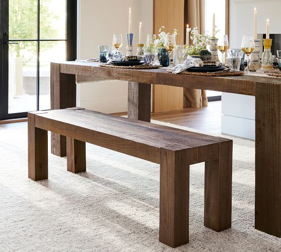 Rockport Dining Bench | Pottery Barn