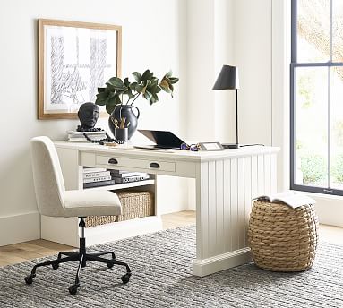 Aubrey Peninsula Desk 68 Pottery Barn