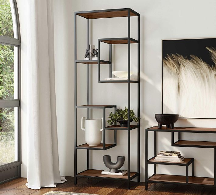 Pottery barn etagere bookcase store