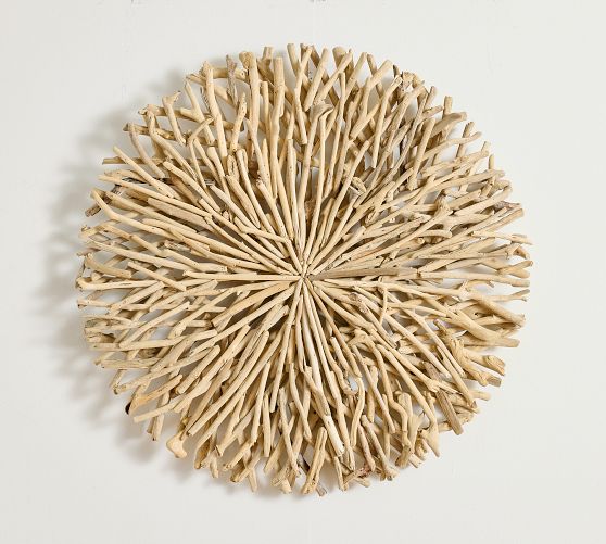 Round Driftwood Panel | Pottery Barn