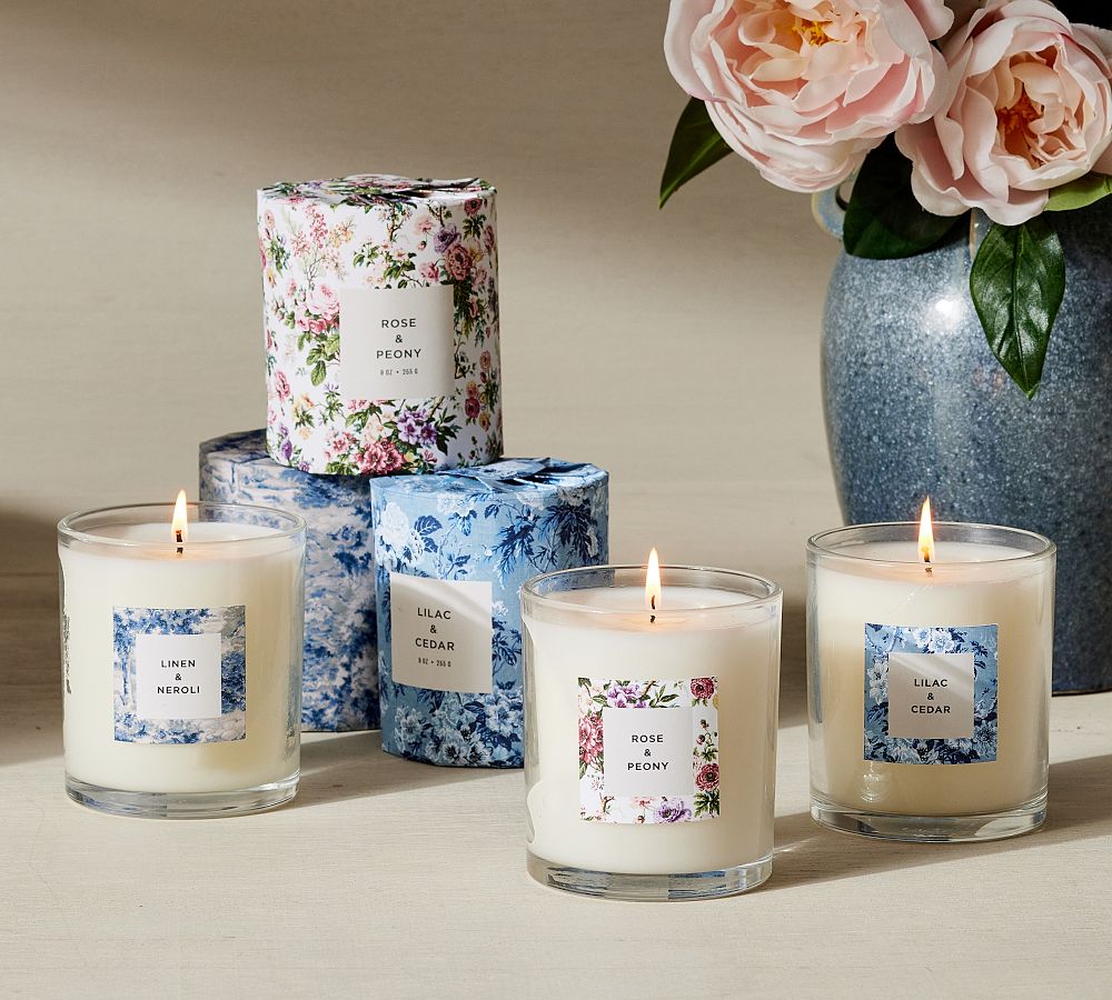 Cottage Paper Wrapped Scented Candle | Pottery Barn