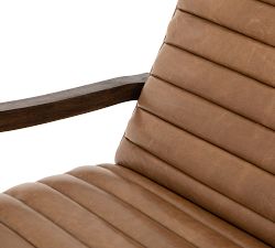 Daphne Leather Recliner | Pottery Barn