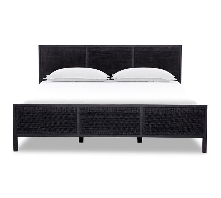 Cane platform bed king store
