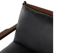 Rafferty Leather Chair | Pottery Barn