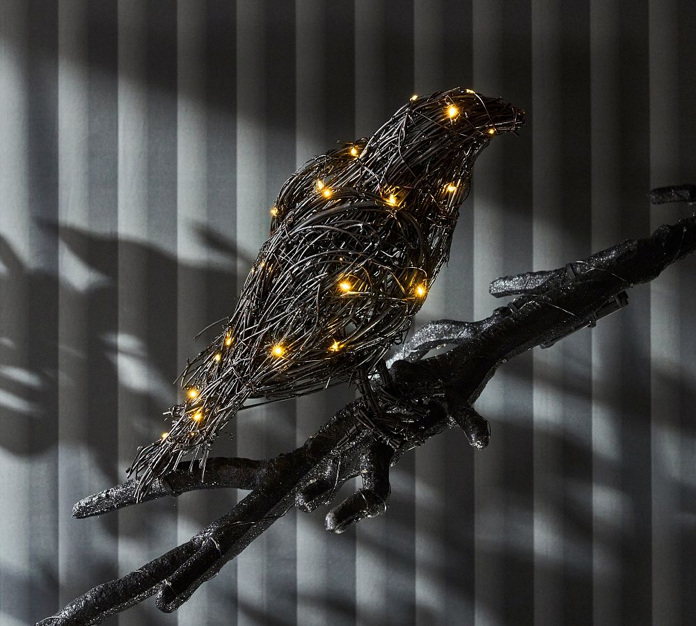 Wednesday Lit Raven | Pottery Barn