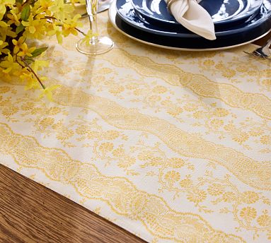 Hudson Cotton Table Runner | Pottery Barn