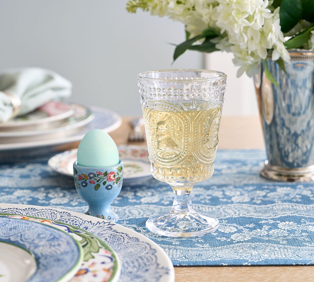 Bunny Hobnail Goblets | Pottery Barn