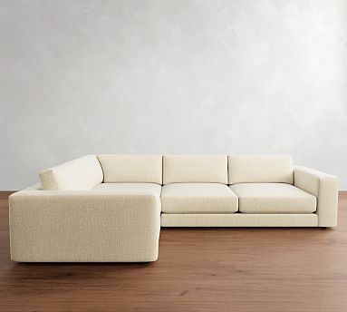 Carmel Lounge 3 Piece Sectional 118 Pottery Barn