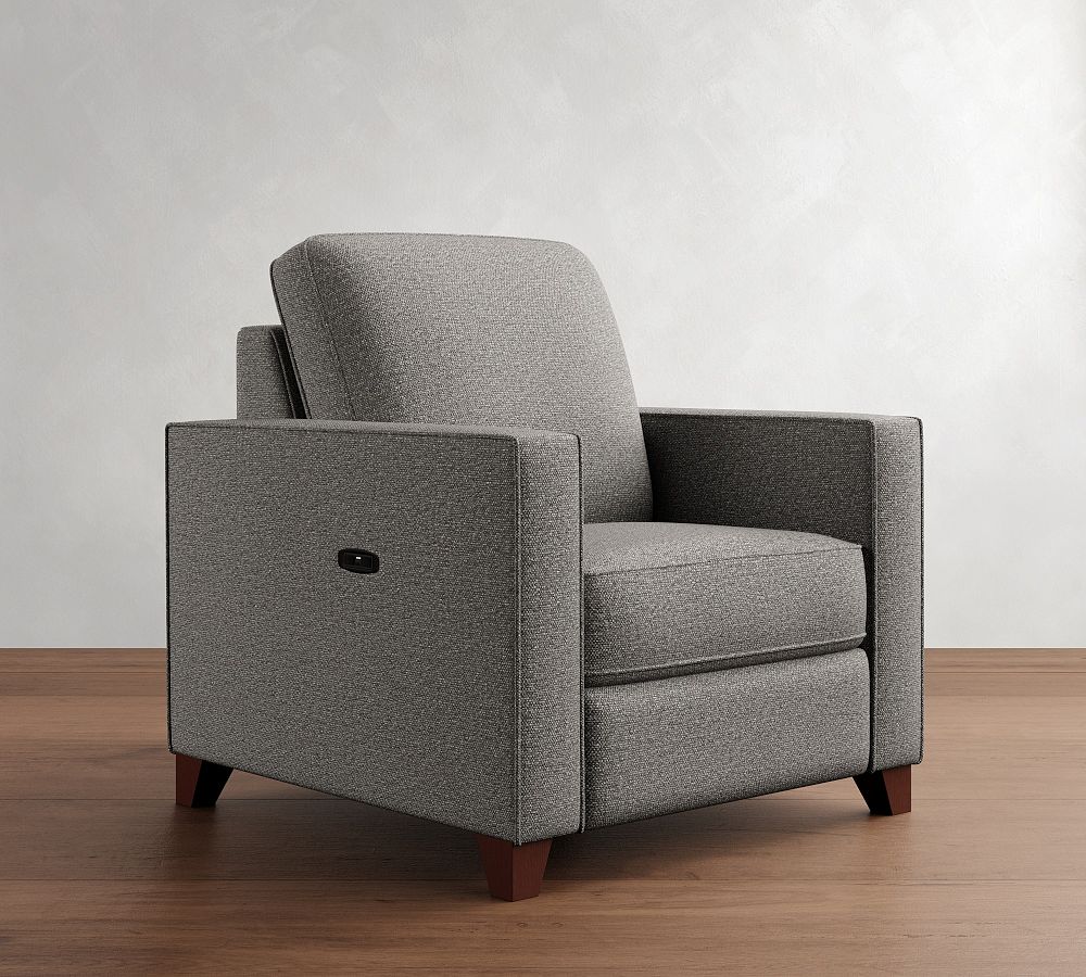 Cameron Square Arm Power Recliner | Pottery Barn