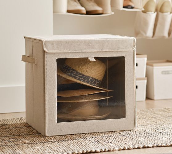 Linen Closet Storage Box | Pottery Barn